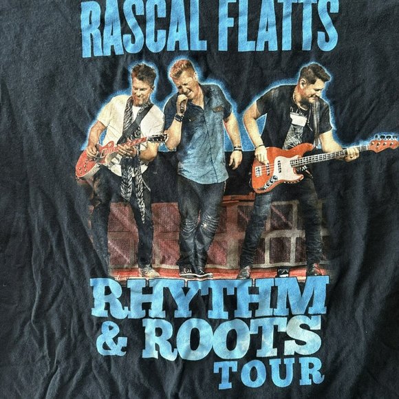 Gildan | Shirts | Rascal Flatts Rhythm Roots Tour Shirt Size Xl | Poshmark